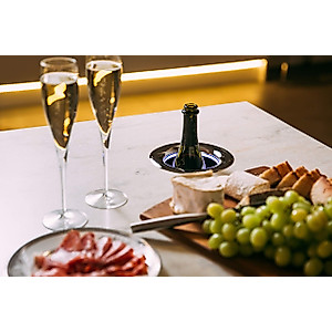 U-Chill™ In-Counter Beverage and Wine Cooling Cylinder | Smart-Touch Stainless Steel Finish | 27 Color LED Lighting Options | Energy Efficient Dry Cooling