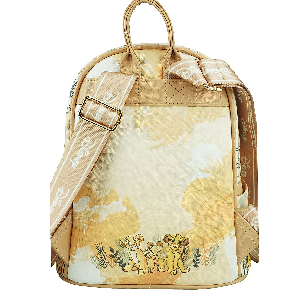 Disney The Lion King Simba and Nala Wondapop 11 Inch Vegan Leather Mini Backpack