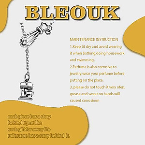 Baker Gift Baker Pendant Necklace Whisk Egg Beater Pendant Charm Baker Gift for Women Mom