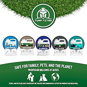 Turf Titan K9 Correcter w/Hose End– Dog Urine Neutralizer for Lawn (32 oz) – Urine Neutralizer For Dogs to Revive your Lawn – Lawn Care Solution for Green, Odor-Free Lawn – Covers Up to 8,000 Sq Ft