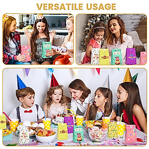 JOHOUSE 54PCS Birthday Party Favor Bags, Happy Birthday Goodie Bags Gift Bags Treat Bags for Kids Birthday Party 6 Designs