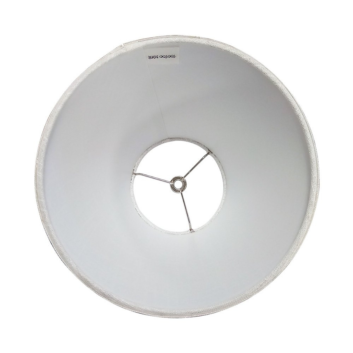 TOOTOO STAR Barrel White Small Lamp Shade for Table Lamps Replacement, 5x9x7 Inch,Fabric Cloth, Spider Model (white)