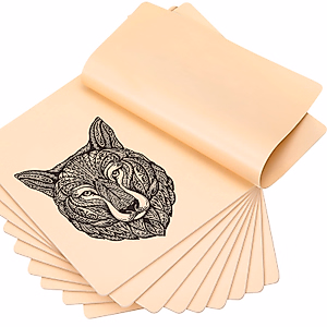 30 Sheets Skin Practice 8 x 6 Inch Double Sides No Ink Needed Skin Practice Pad, Microblading Eyebrows or Lips Practice, Microblading Supplies for Beginners and Artists