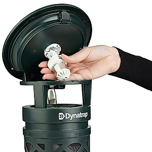 DynaTrap DT1130-GRSR 1/2 Acre Mosquito & Flying Insect Outdoor Trap and Killer – Kills Mosquitoes, Flies, Wasps, Gnats, & Other Flying Insects - Bug Zapper Alternative – Green
