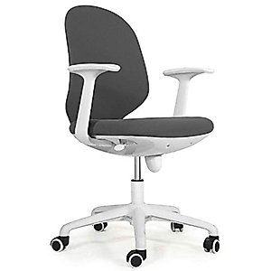 MayNuo Office Chair Gaming Chair Computer Chair Home Computer Chair to Work in an Office Chair Staff Member Chair Netting Lift Swivel Chair Lift Student Dormitory Chair/Argento