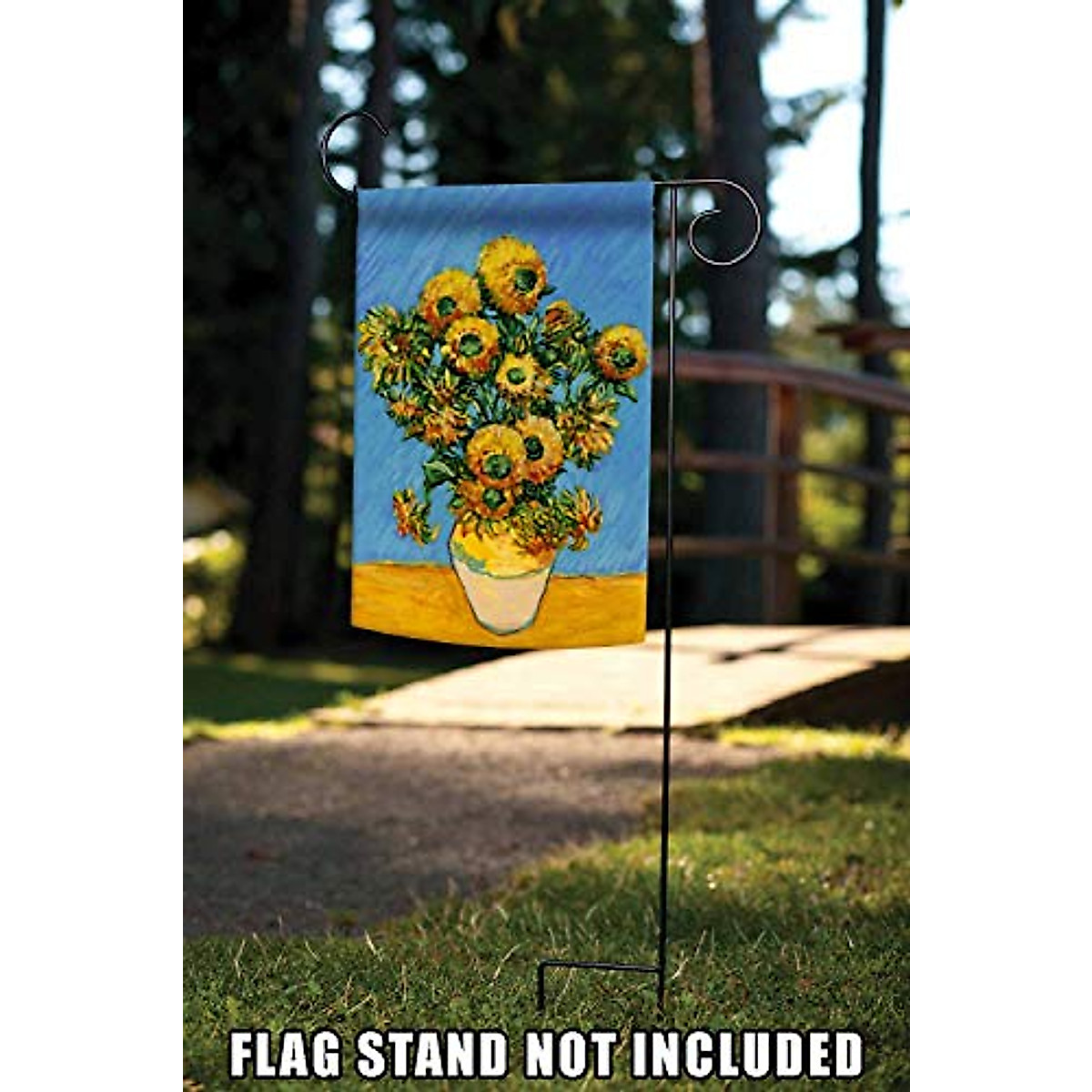 Toland Home Garden 1110856 Van Gogh's Sunflowers Flower Flag 12x18 Inch Double Sided Flower Garden Flag for Outdoor House Flag Yard Decoration