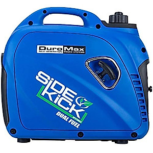 DuroMax XP2200EH Dual Fuel Portable Inverter Generator-2200 Watt Gas or Propane Powered Tailgate, Camping & RV Ready, 50 State Approved, Blue
