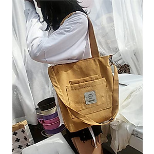 Tote Bag Women Cute Hobo Bag Satchel Bag Shoulder Bag College Bag Travel Bag Crossbody Bag Corduroy Tote Handbag 2023