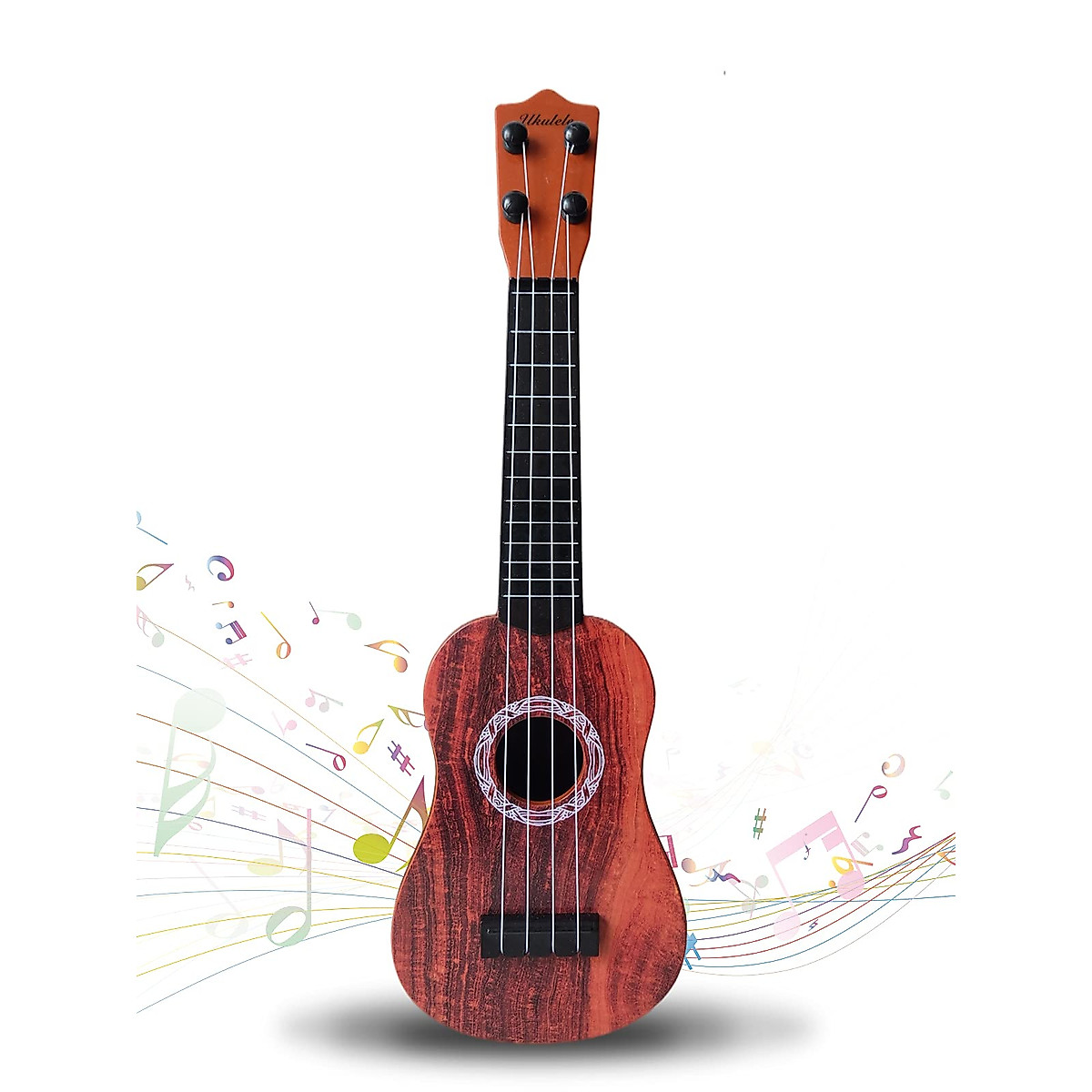 WhiteMyrtle Kids Ukulele Toys 16.5 inch Mini Guitar, Musical Toy Children Musical Instrument Educational Toys for Beginner,for Beginners Toddlers Ages 3+ Boys Girls