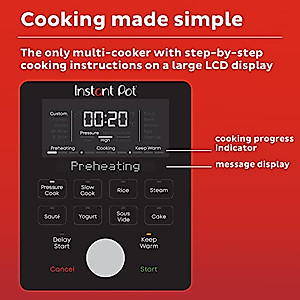 Instant Pot Duo Plus, 8-Quart Whisper Quiet 9-in-1 Electric Pressure Cooker, Slow Cooker, Rice Cooker, Steamer, Sauté, Yogurt Maker, Warmer & Sterilizer, App With Over 800 Recipes, Stainless Steel