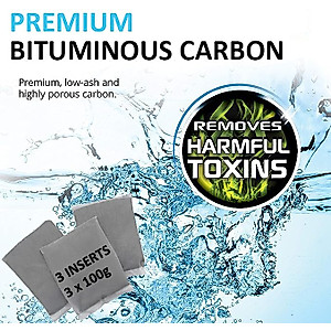 Inland Seas Fluval 406/407 Canister Filter Semi Annual Maintenance & Replacement Filter Media Kit Plus Bundle (8 Items)