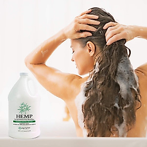 Ginger Lily Farms Botanicals HEMP Herbal Moisturizing Shampoo, Enriched with 100% Pure Natural Hemp Seed Oil, 100% Vegan & Cruelty-Free, 1 Gallon Refill
