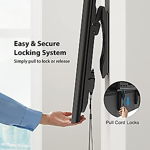 Pipishell Tilt TV Wall Mount for Most 26-75 inch Flat or Curved TVs up to 132 lbs, Wall Mount TV Bracket with Tilt, Low Profile, Max VESA 600x400mm, TV Mount Fits 8-24 inch Wood Studs, PILT5