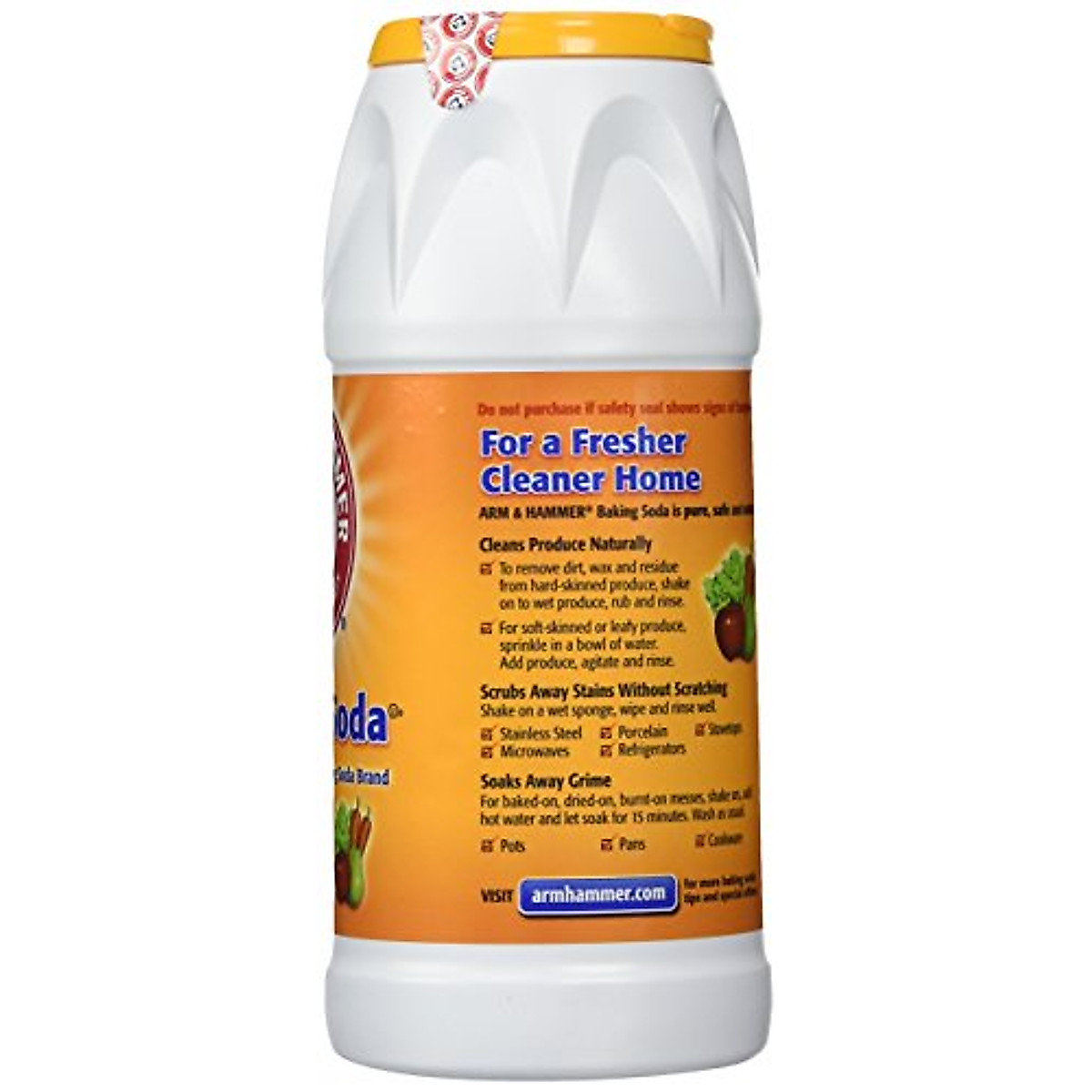 Arm & Hammer Pure Baking Soda Shaker 12 Oz (Pack of 2)