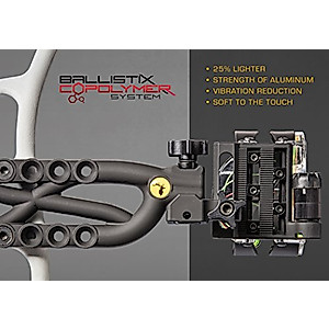 Trophy Ridge Cypher Archery Bow Sight - .019 Fiber Optic 5 Pin Sight, Tool Less Windage and Elevation Adjustability, Adjustable Rheostat Light, Ambidextrous