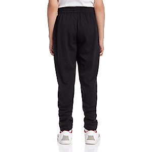 DKNY Boys' Sweatpants - 2 Pack Lightweight Performance Fleece Joggers for Boys - Breathable Athletic Jogger Pants (8-12), Size 10, Dark Grey Heather