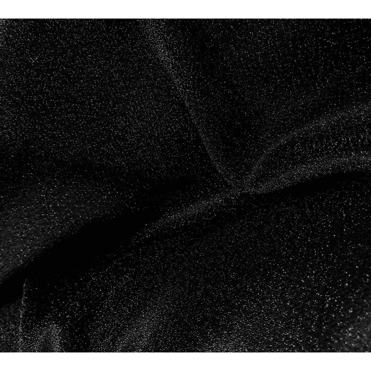 Black Lurex Fabric by The Yard 60" Wide