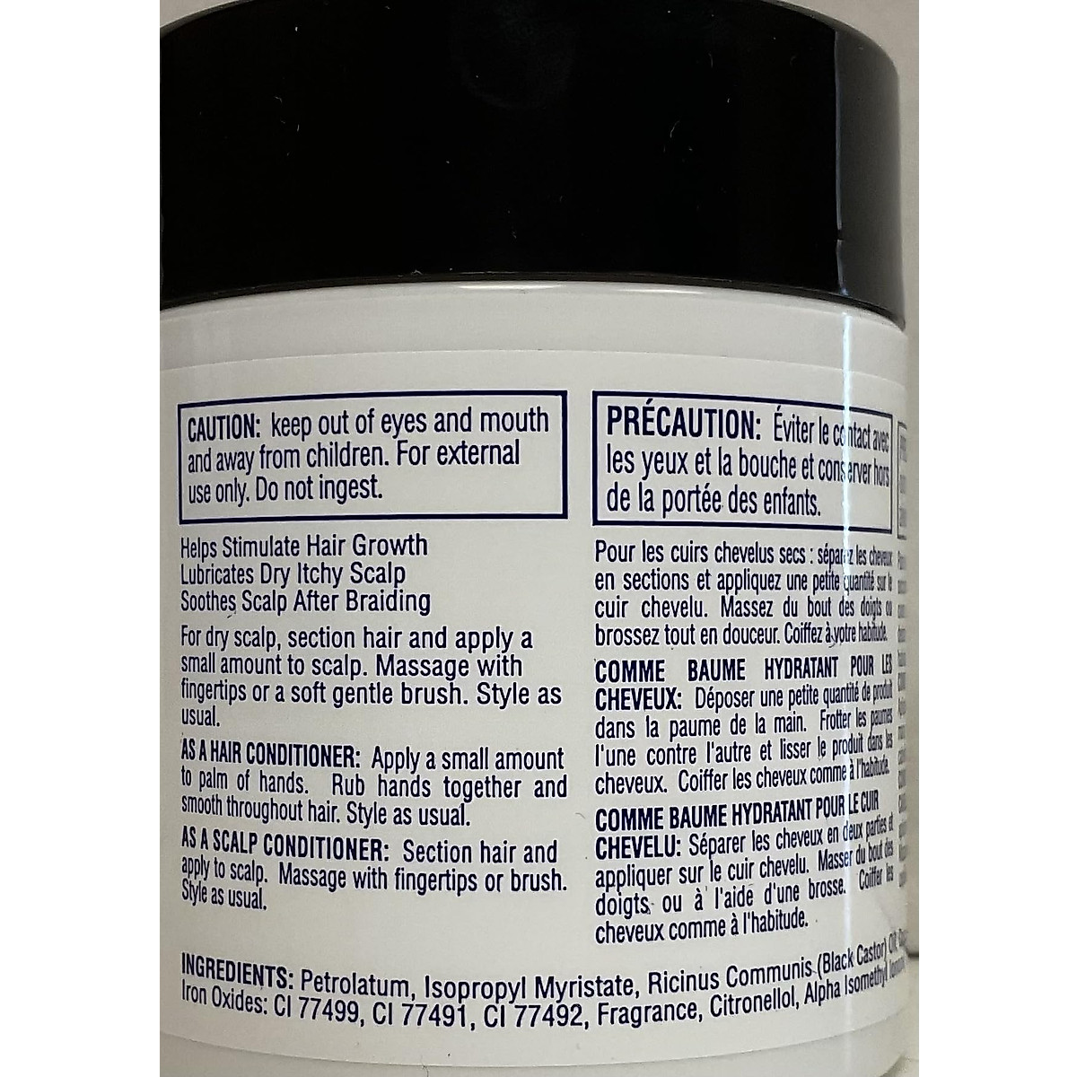 Isoplus Castor Oil Hair & Scalp Conditioner 5.25oz
