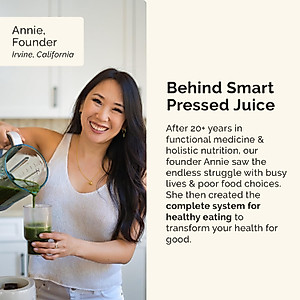 SMART Pressed Juice Pineapple Chia Cleanse | Prebiotic Superfood Plant Based Fiber with Vegan Probiotics & Enzymes | 30 Servings (Packaging May Vary)