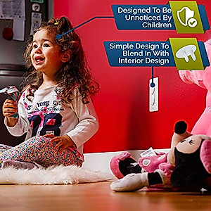 Clear Outlet Covers (50 Pack) Value Pack – Baby Safety Outlet Plug Covers – Durable & Steady – Child Proof Your Outlets Easily