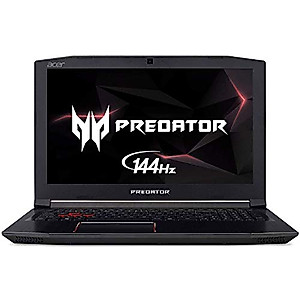 Acer Predator Helios 300 Gaming Laptop, 15.6in Full HD IPS Display Intel 6-Core i7-8750H, GeForce GTX 1060 6GB DDR5 16GB DDR4, 256GB NVMe SSD, PH315-51-78NP (Renewed)