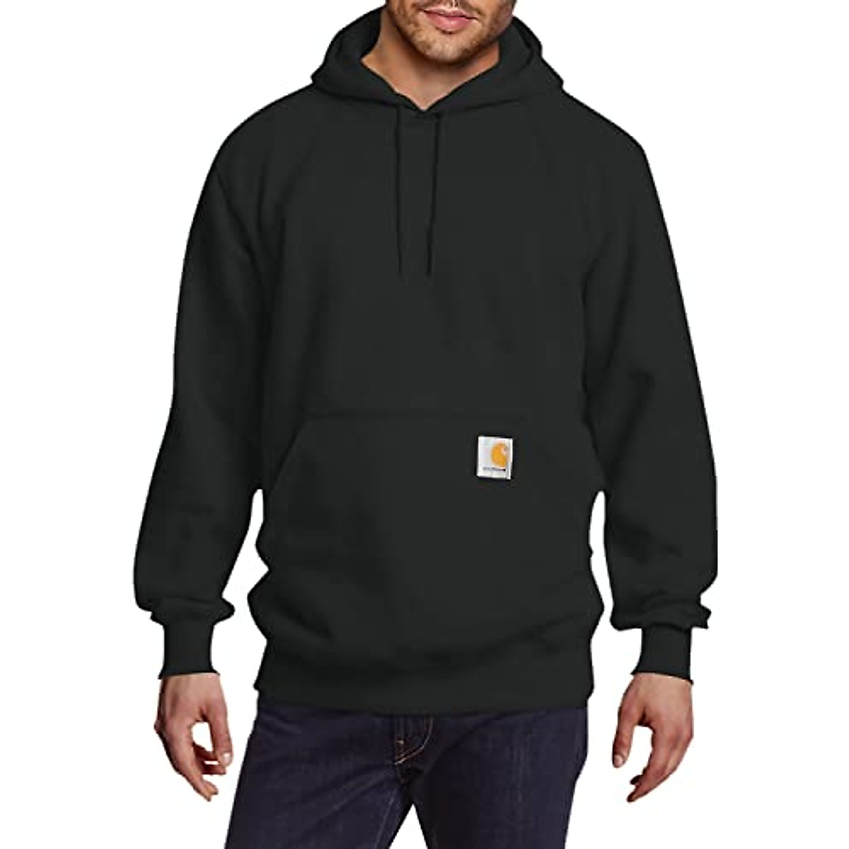 Carhartt Men's Rain Defender Loose Fit Heavyweight Sweatshirt, Black, XX-Large