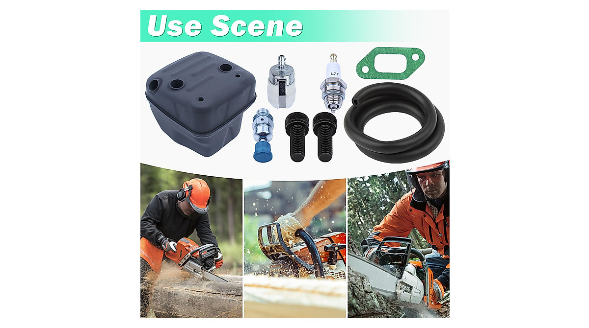 Adefol Chainsaw Muffler Kit for Husqvarna 357 & 359
