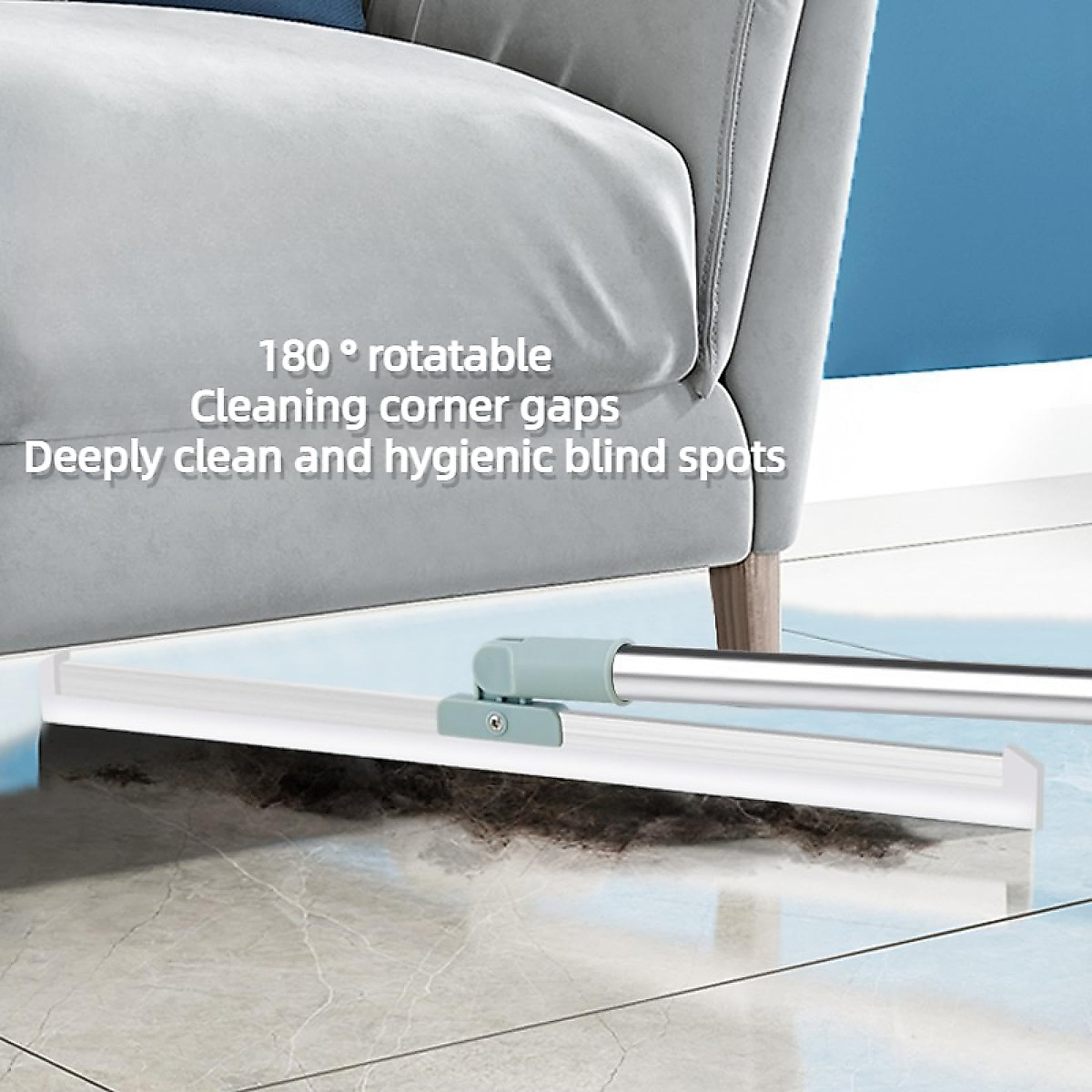 Floor Scraper, Magic Broom, Sweeping Silicone Floor, Cleaning Broom, Bathroom, Toilet, Multi-Function Wiper to Sweep Hair