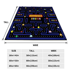 Gobits Video Game Blanket Game Gifts Game Throws Blankets for Teens Adults Christmas Halloween Thanksgiving Birthday Gifts 50'×60', Blanket-2