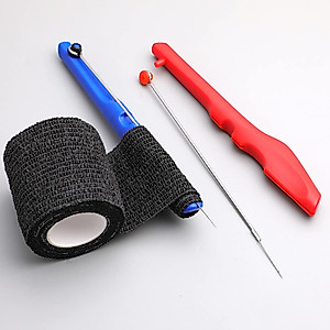 Solong 2PCS Tattoo Poke a Stick Tattoo Kit Hand Stick n Tattoo Poke Pen Set with Tattoo Ink Gloves Tattoo Needles GK803TN01-US