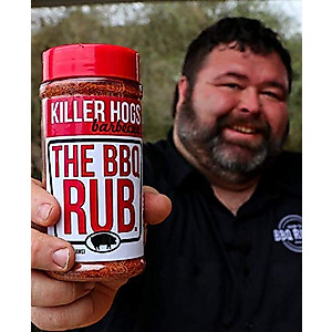 Killer Hogs The BBQ Rub | Championship Grill Seasoning for Beef, Steak, Burgers, Pork, and Chicken | 11 Ounces
