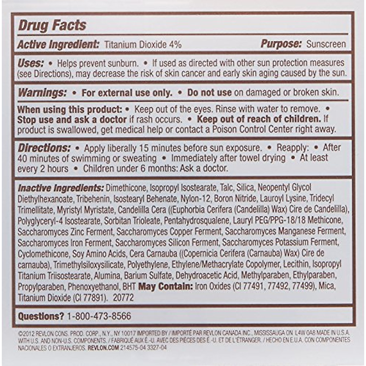 Revlon Foundation, New Complexion One-Step Face Makeup, Longwear Light Coverage with Matte Finish, SPF 15, Cream to Powder Formula, Oil Free, 004 Natural Beige, 0.35 Oz