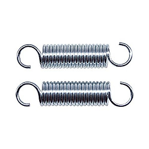 3-1/2inch Overall Length [3-1/4 Inside Hook to Hook] Recliner Sofa Chair Mechanism Tension Springs Replacement[Pack of 2] Silver