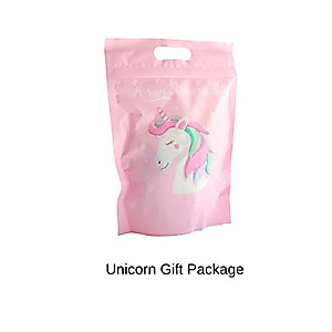 Yeaco 9pcs Fairy Garden Accessories Kit, Unicorn Family with 2 Big Unicorns, 2 Baby Unicorns, 1 Rainbow and 4 Mashrooms, Stocking Stuffer, Cake Decorations