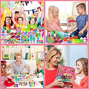 150Pcs Party Favors for Kids 3-5 4-8, Fidget Toys Pack, Goodie Bag Stuffers, Carnival Prizes, Treasure Box, Filler Stuffers Toys for Classroom