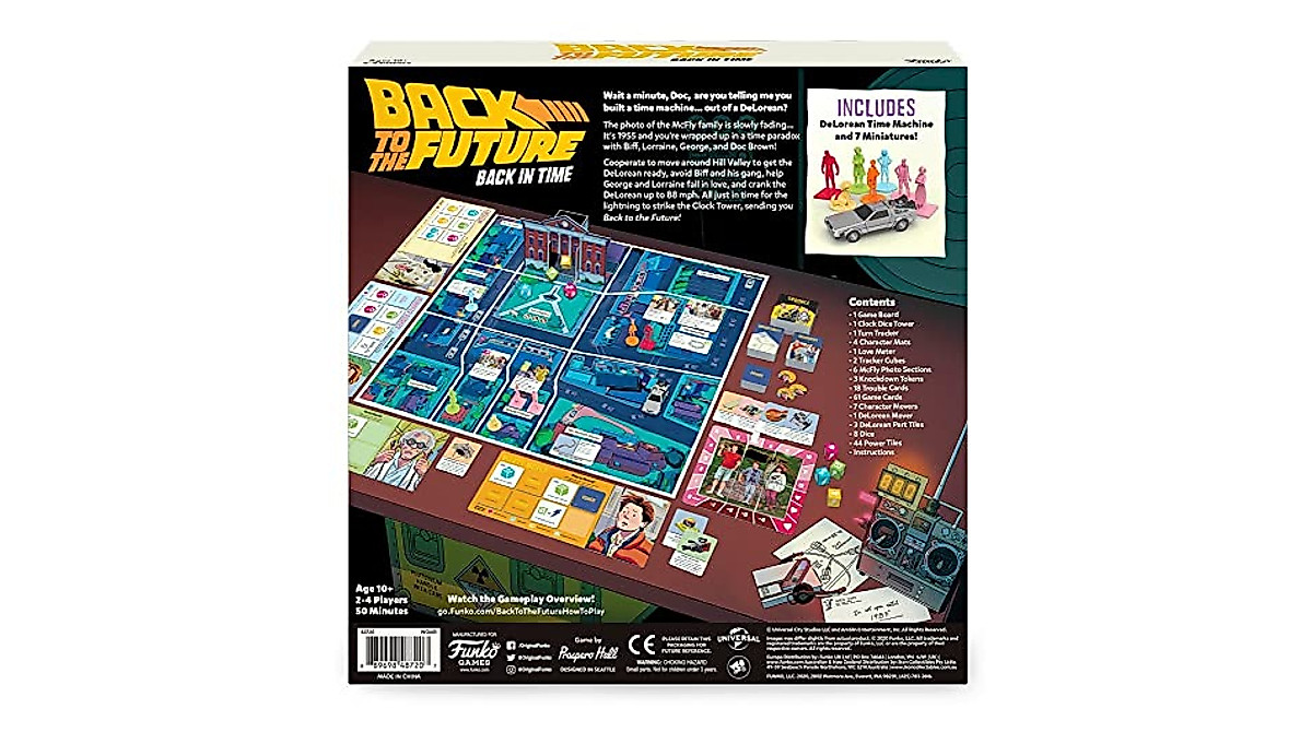 Back to the Future Board Game - Fun for 2-4 Players