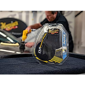 Meguiar's G3509 DA Waxing Power Pads, 4" Wide - 2 Pads