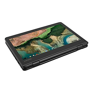 Lenovo 11.6" 300e Chromebook LCD 2 in 1- MediaTek M8173C Quad-core 2.1GHz 4GB LPDDR3 32GB Flash Memory Chrome OS Non-Touchscreen (Renewed)