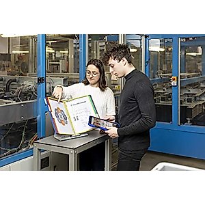 Tarifold Desktop Reference System With 10 Display Pockets, Assorted Colors, 20 Sheet Capacity (D291)