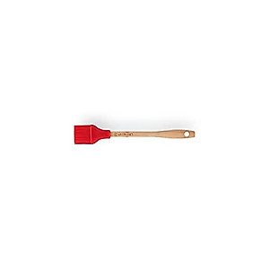 Le Creuset Silicone Pastry Brush, 6 3/4" x 1 1/8", Cerise