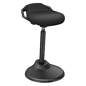 Standing Desk Chair, Adjustable Ergonomic Standing Stool, Swivel Sitting Balance Chair, Anti-Slip Bottom Pad