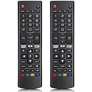 【Pack of 2】 Universal Remote Control for LG TV Remote,Compatible with All Models for LG Brand,TV Remote with Netflix Prime Video Shortcut Buttons