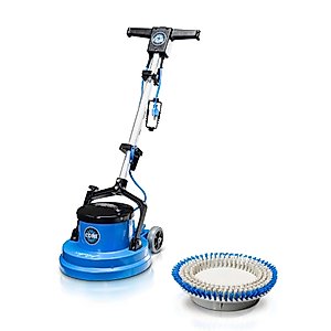 Prolux Core Heavy Duty Single Pad Commercial Polisher, Floor Buffer Machine, Scrubber, 15 Inch Commercial Duty w/ Hard Brush Only