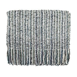 Bedford Cottage, LLC Kennebunk Collections Stria 40" x 70" Throw, Frost