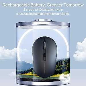 Soonjet Compatible with MacBook Air 13 inch Case & Black Wireless Mouse