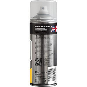 JENOLITE Directorust Satin Spray Paint | CANARY YELLOW | 400ml (13.52fl oz) | Semi-Gloss Spray Paint | Wood, Metal, Plastic, Ceramic & Rusted Surfaces | Interior & Exterior Use | RAL10018