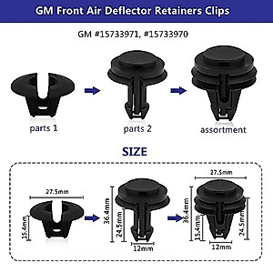 Car Bumper Clips Shield Retainer Clips Plastic Rivets 1001PCS Automotive Push Pins Assortment Xmas Tree Fasteners Kit Most Common Sizes Auto Body Push Pin with Removers for Ford Honda Chrysler GM
