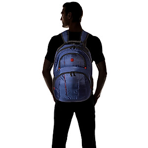 Wenger Tandem 16-Inch Laptop Backpack, Navy, Regular (610880)