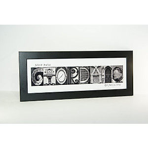 Creative Letter Art Personalized Sign in Nature Themed Alphabet Photograph Letters for Personalized Gift, Wedding, Graduation, Anniversary, Baby Name or any Occasion