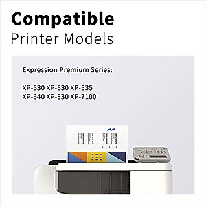 LemeroSuperx 410 XL Remanufactured Ink Cartridge Replacement for Epson 410 410XL Work for Expression XP-530 XP-630 XP-635 XP-640 XP-830 XP-7100 (Black, Photo Black, Cyan, Magenta, Yellow, 5 Pack)